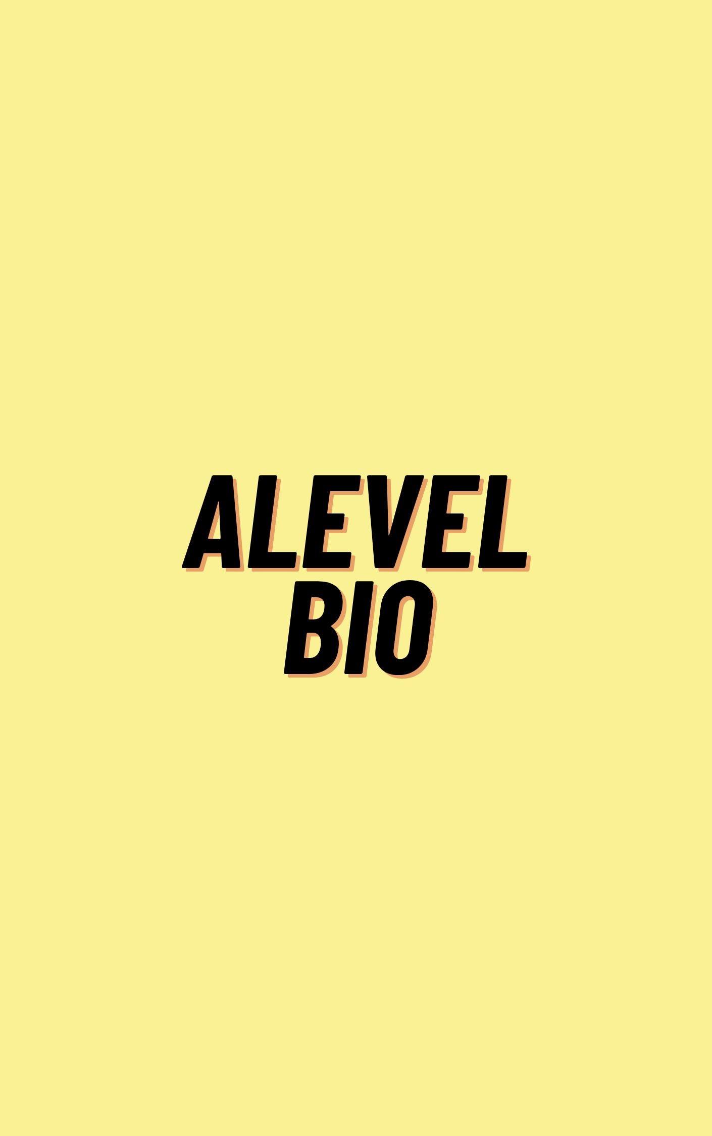Alevel Biology – Studyplate