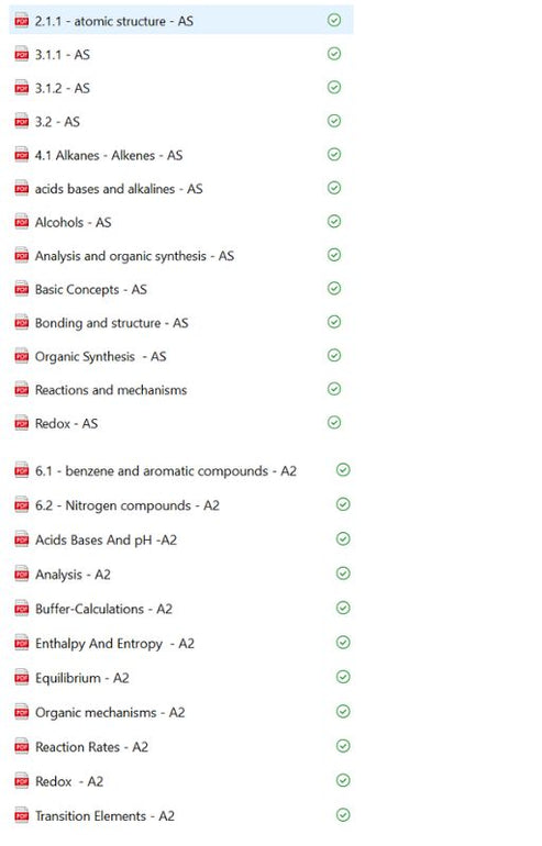A-Level Chemistry A* Notes and Flashcards - OCR – Studyplate
